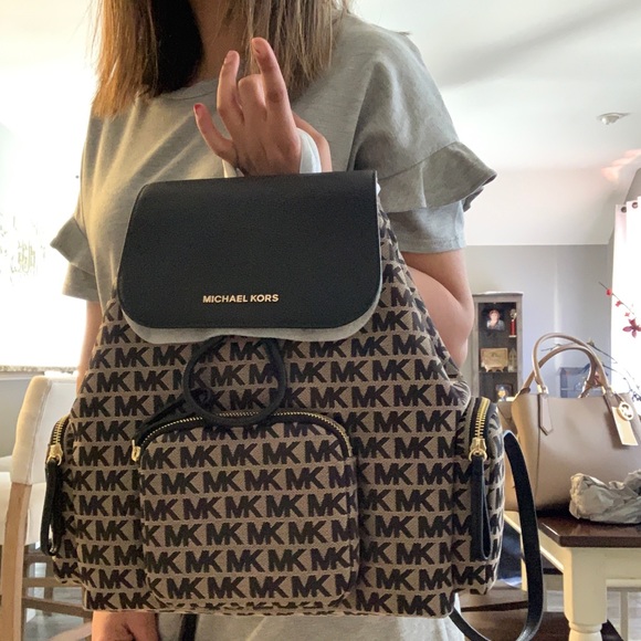 Michael Kors | Bags | Large New Mk Backpack Abbey Cargo | Poshmark